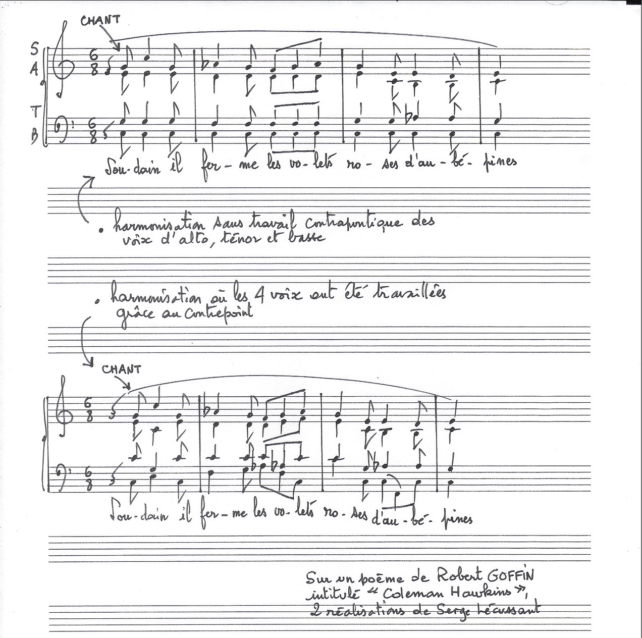 Le contrepoint, un savoir faire méconnu - Composer Harmoniser